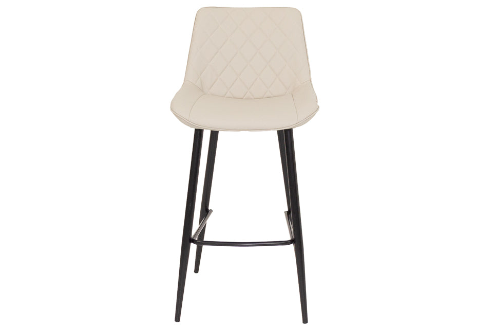 Finley - Taupe Faux Leather Bar Stool – Craughwell Furniture & Carpets Ltd