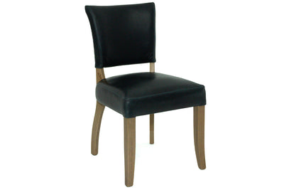 Limerick - Blue Leather Dining Chair – Craughwell Furniture & Carpets Ltd