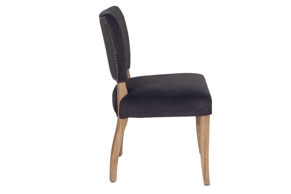 Limerick - Grey Velvet Dining Chair – Craughwell Furniture & Carpets Ltd